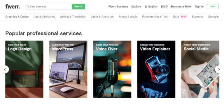 Fiverr是什么？你可通过Fiverr为独立站完成一箩筐的事情 | 青松跨境B2C