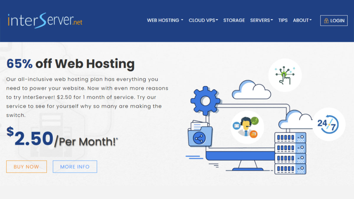 InterServer开局就是高级套餐，首年$2.5/月，购买教程，美国托管主机 | 青松跨境B2C